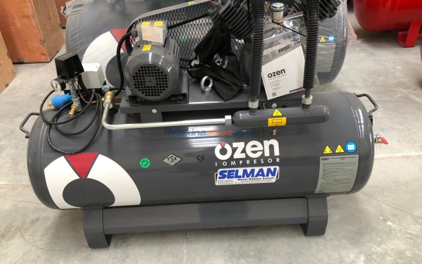 ÖZEN 500 LT PİSTONLU KOMPRESÖR – Selman Metal Machinery Industry